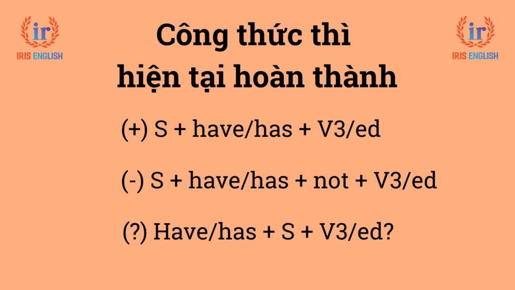 Thì hiện tại hoàn thành (Present Perfect):Công thức, bài tập